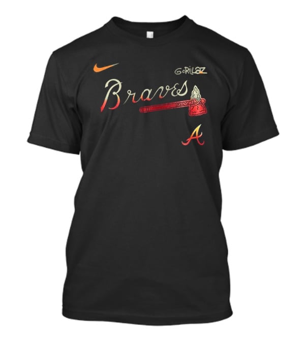 Atlanta Braves Gorillaz The Mountain Tour 2026 Dates Nike T-Shirt
