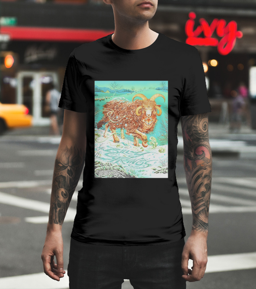 Billy Strings Asheville North Carolina 2026 Sheep Face T-Shirt