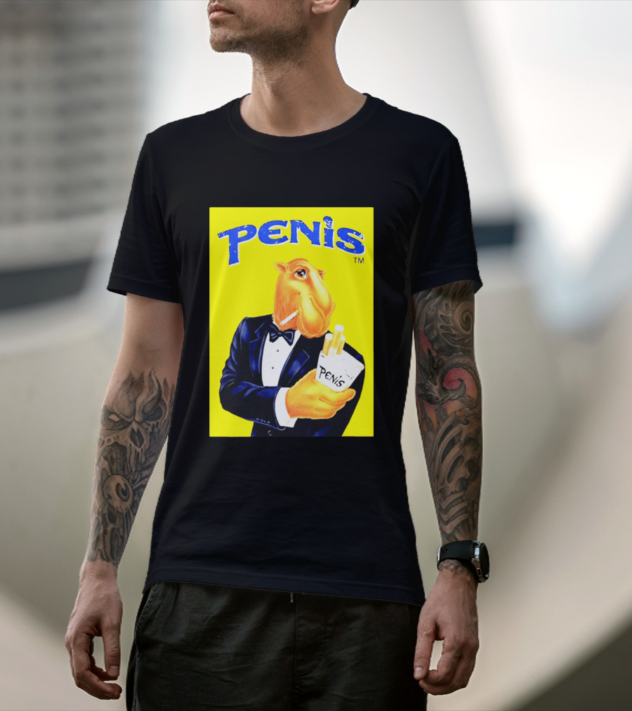 Penis Camel Smoking Meme T-Shirt