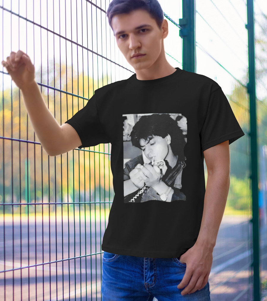 Shah Rukh Khan Iconic Smoking Bollywood T-Shirt
