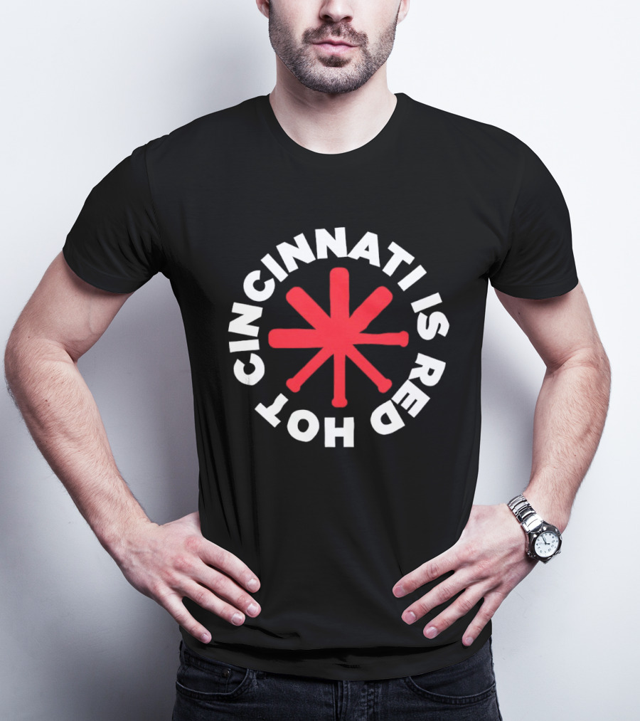 Cincinnati Reds Hot Cincinnati Baseball Bat T-Shirt