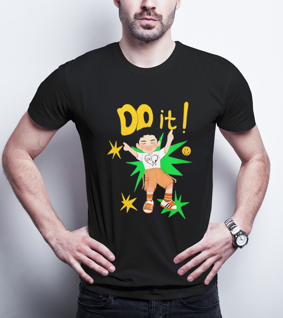 Do It Doh Kyungsoo Asia Concert Tour Cartoon Heart Starburst T-Shirt
