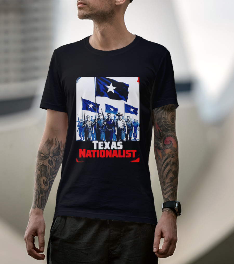 Texas Nationalist A New Texas Revolution Is Coming Patriotic Flag T-Shirt
