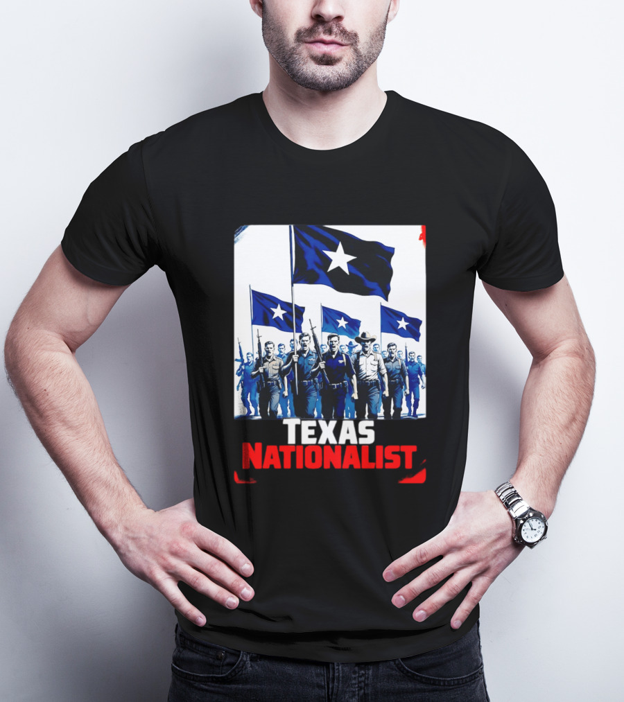 Texas Nationalist A New Texas Revolution Is Coming Patriotic Flag T-Shirt