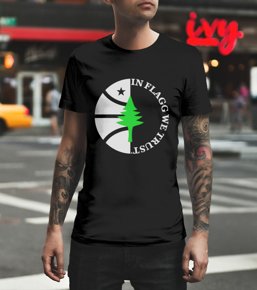 Naji Marshall In Flagg We Trust Basketball Tree Star T-Shirt