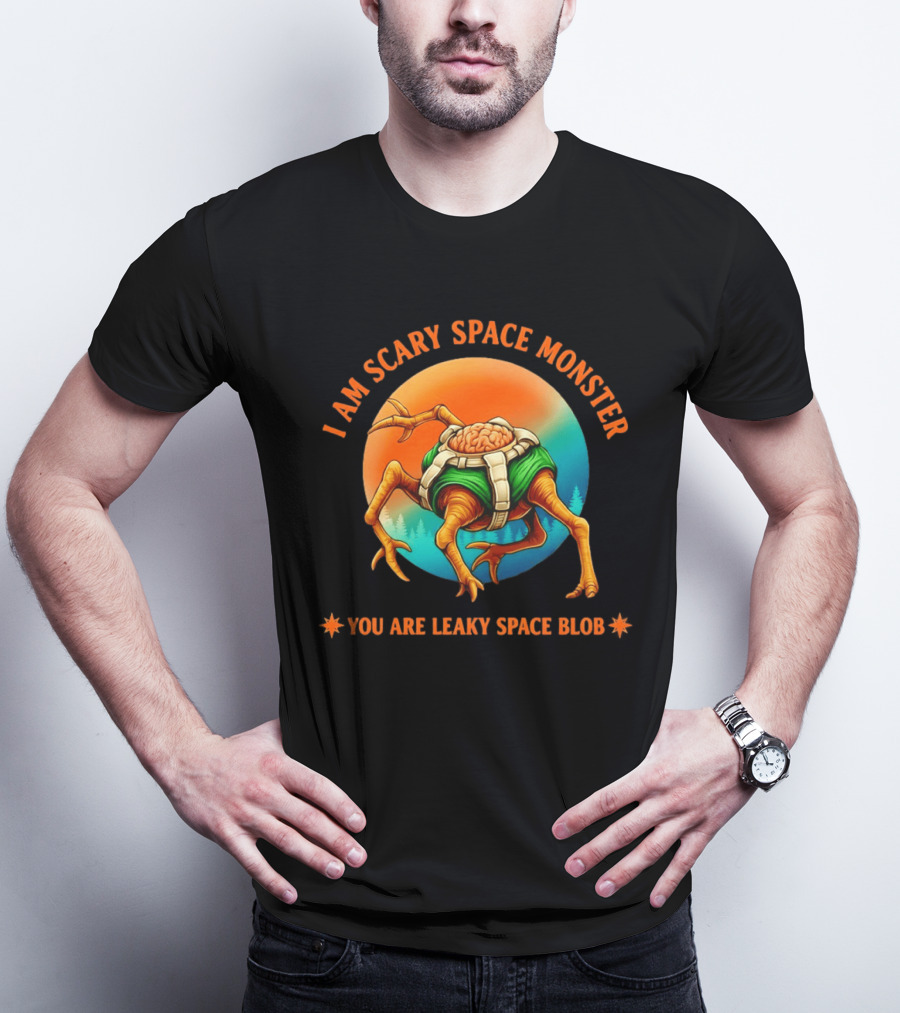 Rocky Project Hail Mary I Am Scary Space Monster You Are Leaky Space Blob T-Shirt