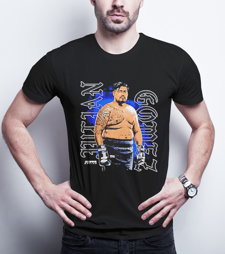 Zuffa Boxing Julian Gomez Tattoo Gloves Vertical T-Shirt
