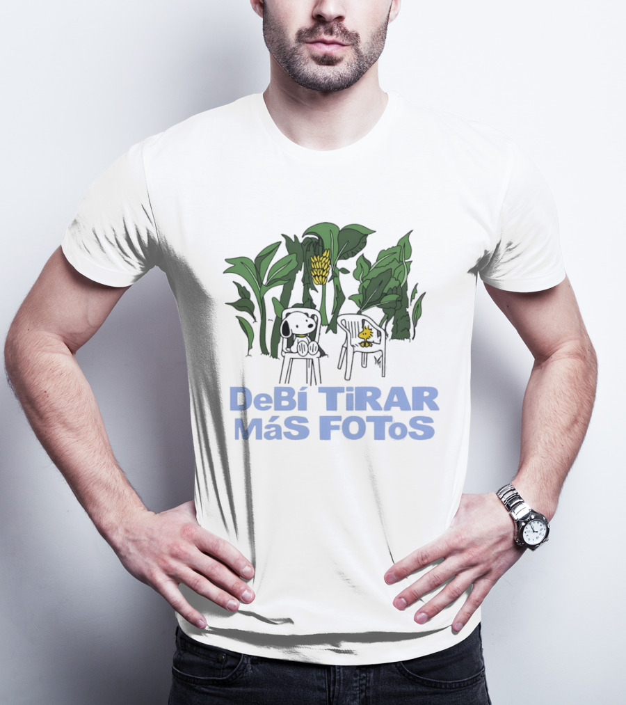 Peanuts Characters Snoopy Woodstock Debí Tirar Más Fotos Banana Plantation T-Shirt
