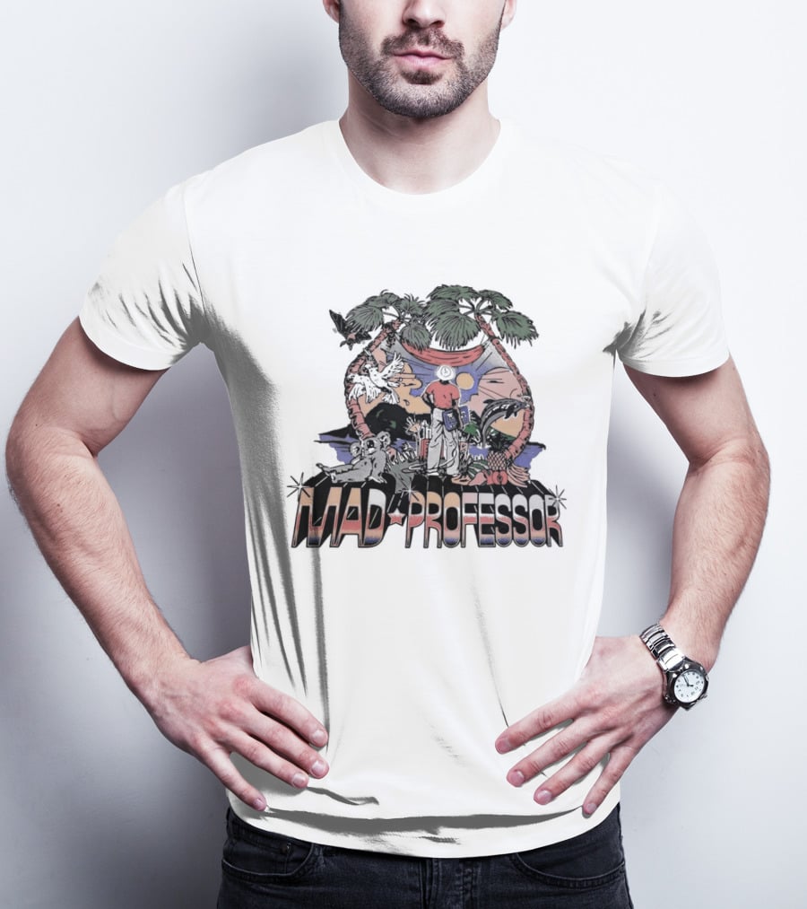 Mad Professor Neil Fraser Island Vibes Reggae Scene T-Shirt