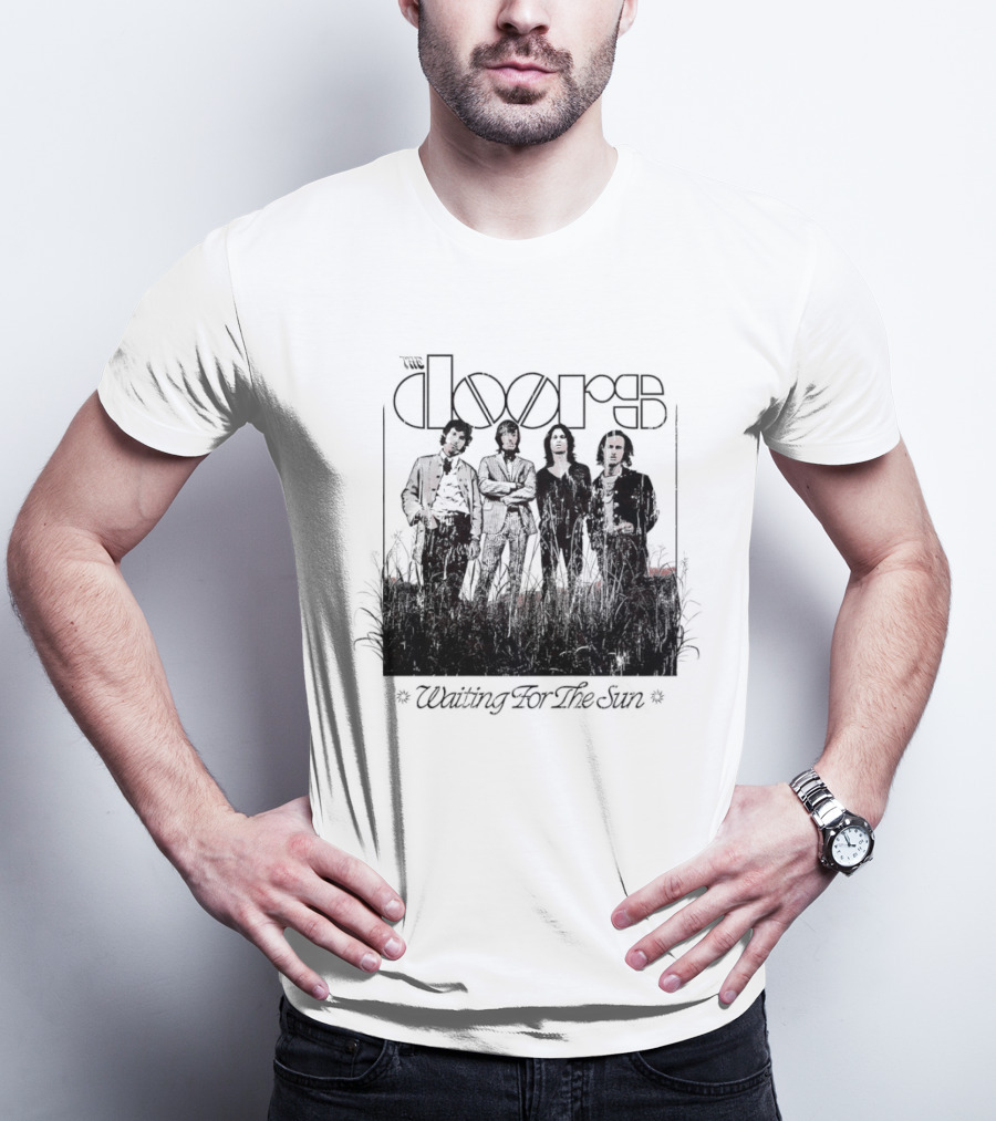 The Doors Waiting For The Sun Album Cover T-Shirt