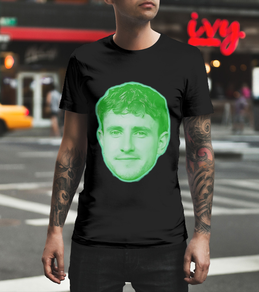 Paul Mescal Green Face St Patrick's Day 2026 T-Shirt