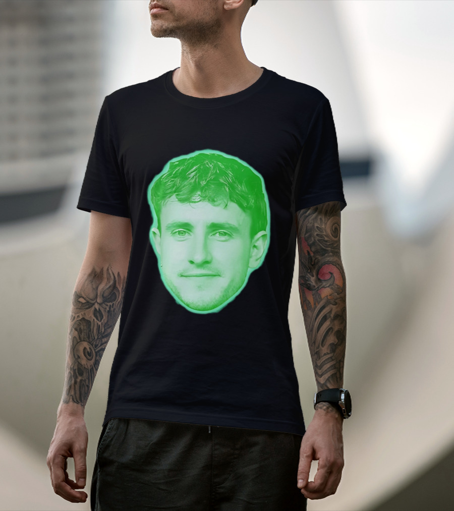 Paul Mescal Green Face St Patrick's Day 2026 T-Shirt