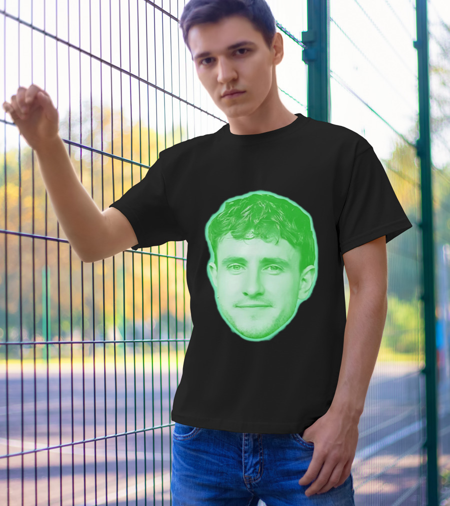 Paul Mescal Green Face St Patrick's Day 2026 T-Shirt
