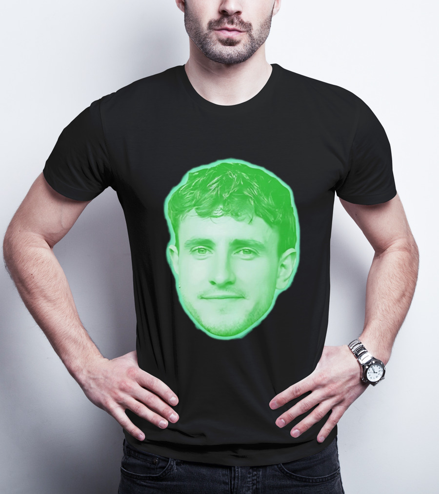 Paul Mescal Green Face St Patrick's Day 2026 T-Shirt