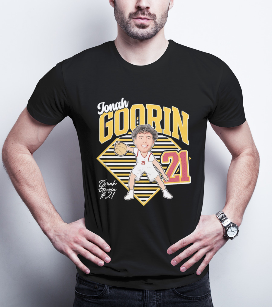 Jonah Goorin Basketball Caricature 21 USC Trojans 2026 T-Shirt