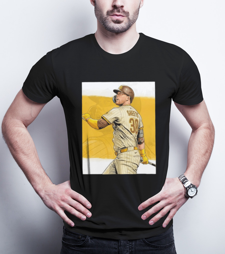 San Diego Padres Sheets 30 Baseball Player Action T-Shirt