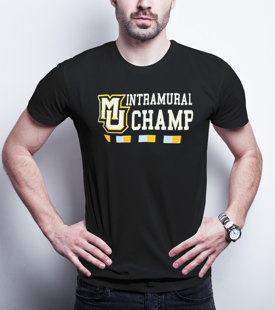 Marquette University Intramural Champion MU Letterman T-Shirt