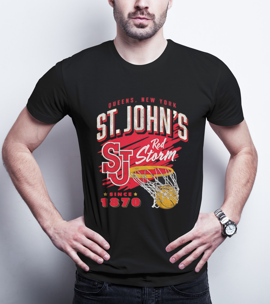 St John's Red Storm Basketball New York Since 1870 Queens T-Shirt