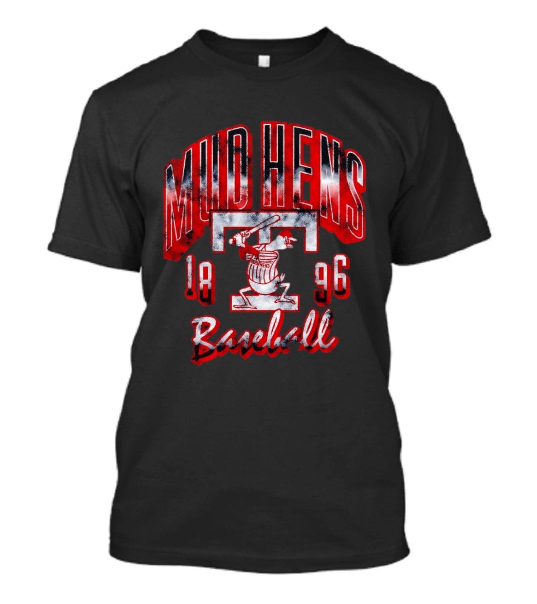 Toledo Mud Hens Baseball 1896 Retro Team Iconography T-Shirt