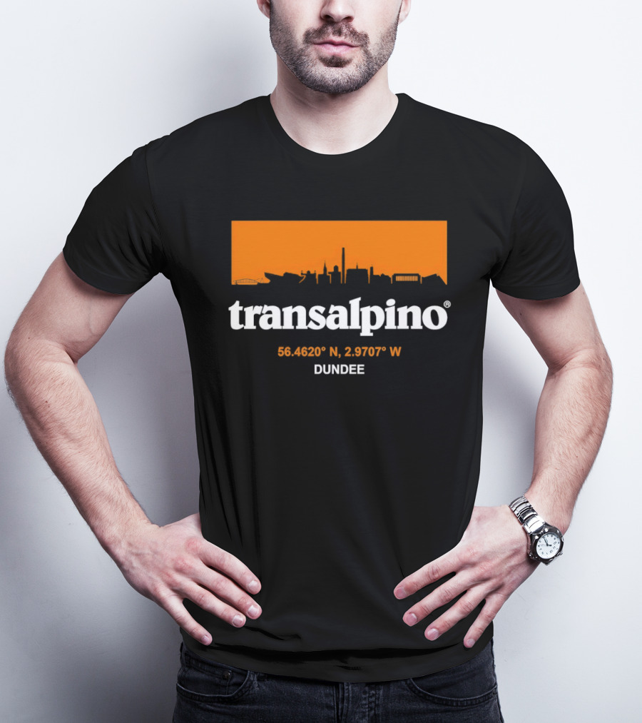 Transalpino Dundee Skyline 56.4691° N 2.9707° W T-Shirt