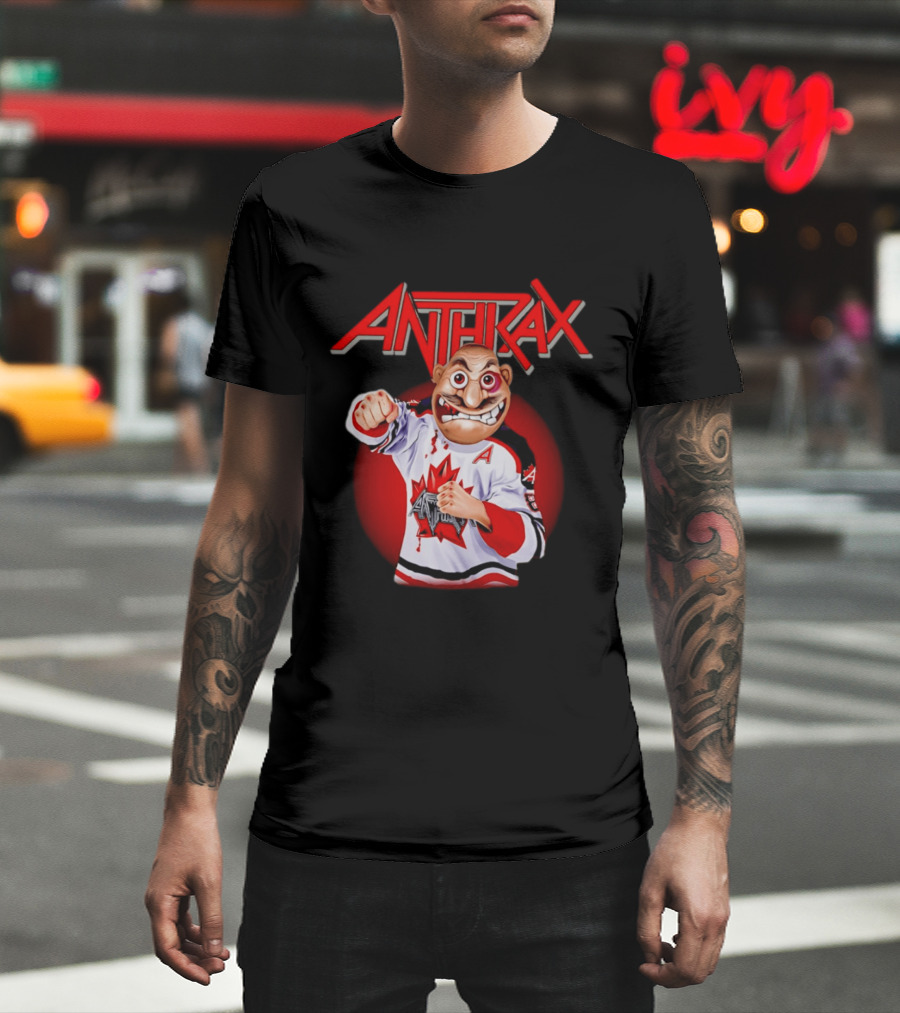 Anthrax Hockey Jersey With Mad T-Shirt