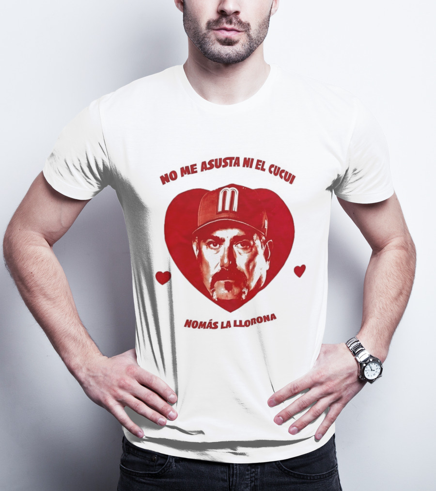 Benji Gil No Me Asusta Ni El Cucui Corazón Valle Duendos T-Shirt