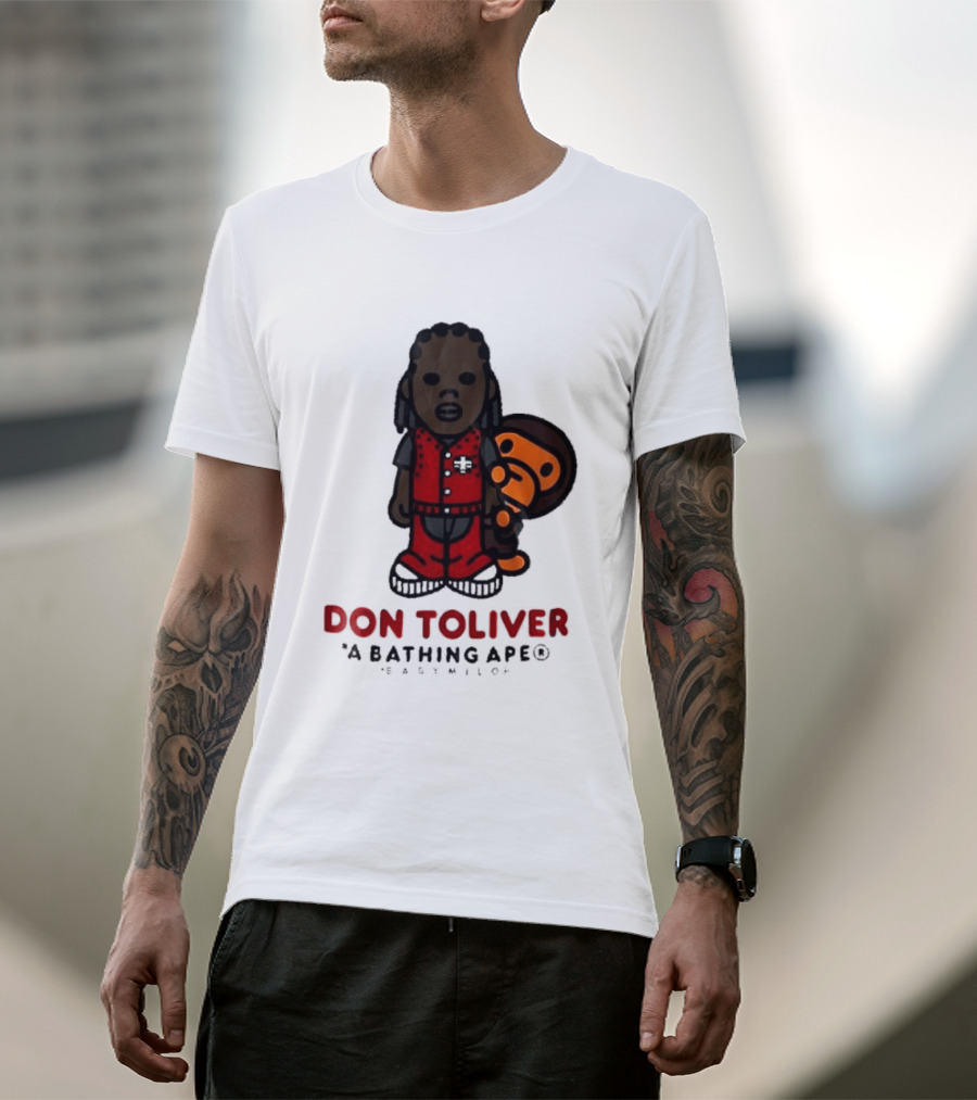 Don Toliver A Bathing Ape Baby Milo Collaboration T-Shirt