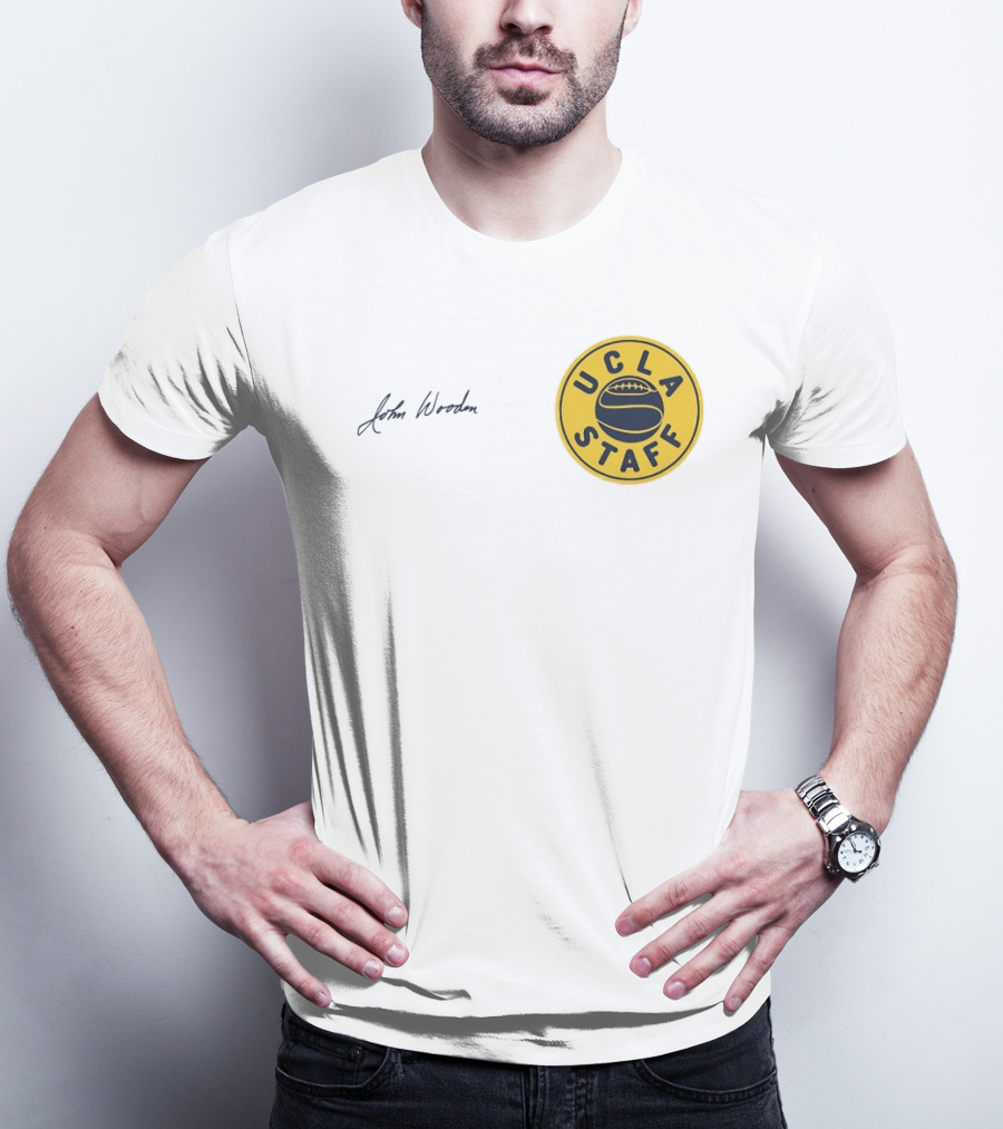 UCLA Staff Basketball John Wooden T-Shirt