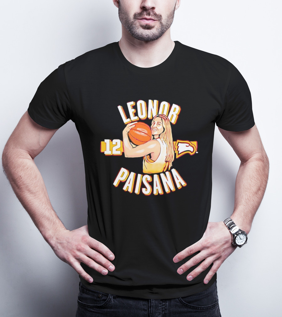 Leonor Paisana 12 Winthrop Eagles Basketball T-Shirt
