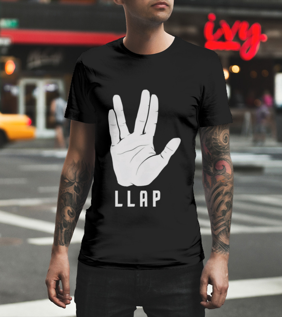 LLAP Vulcan Salute Hand T-Shirt