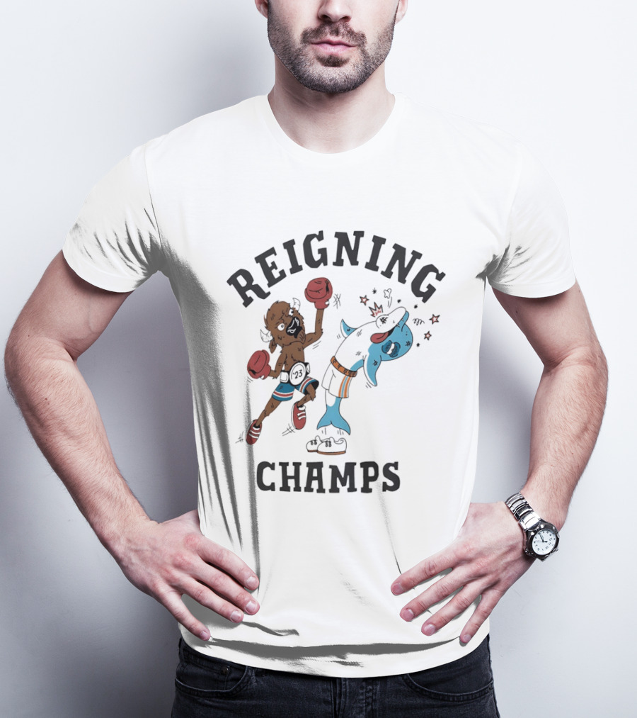 Reigning Champs Buffalo Vs Miami Boxing Showdown T-Shirt