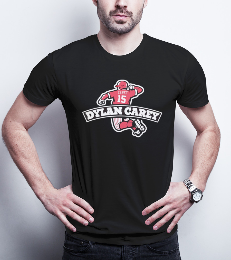 Dylan Carey 15 Baseball University Of Nebraska 2026 T-Shirt