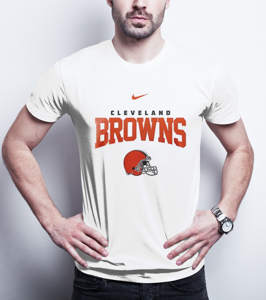Cleveland Browns Spider Hero Chibi Nike Collaboration NFL Football T-Shirt