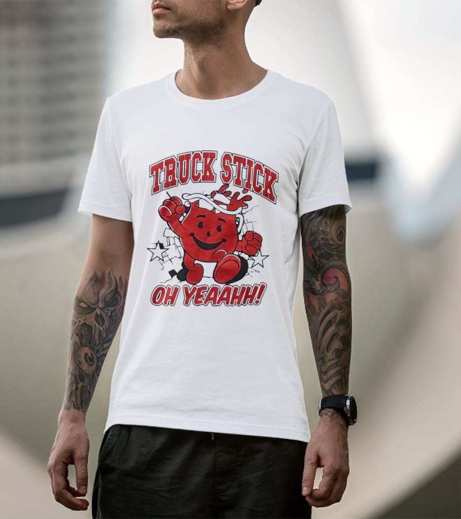 Truck Stick Kool Aid Man Oh Yeaahh T-Shirt