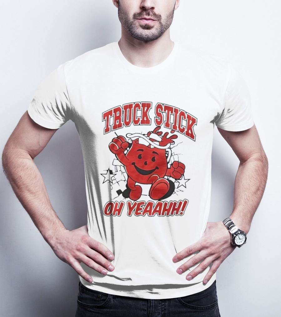 Truck Stick Kool Aid Man Oh Yeaahh T-Shirt