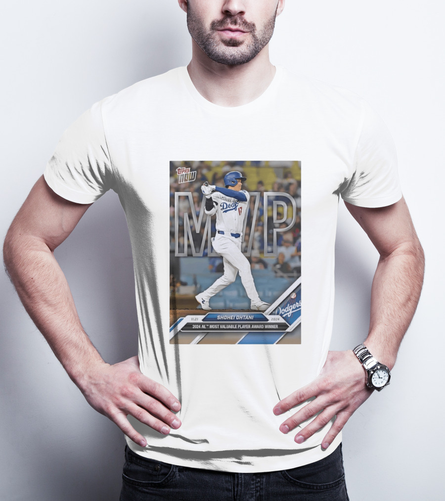 Shohei Ohtani 2024 NL Most Valuable Player Dodgers Baseball MVP T-Shirt