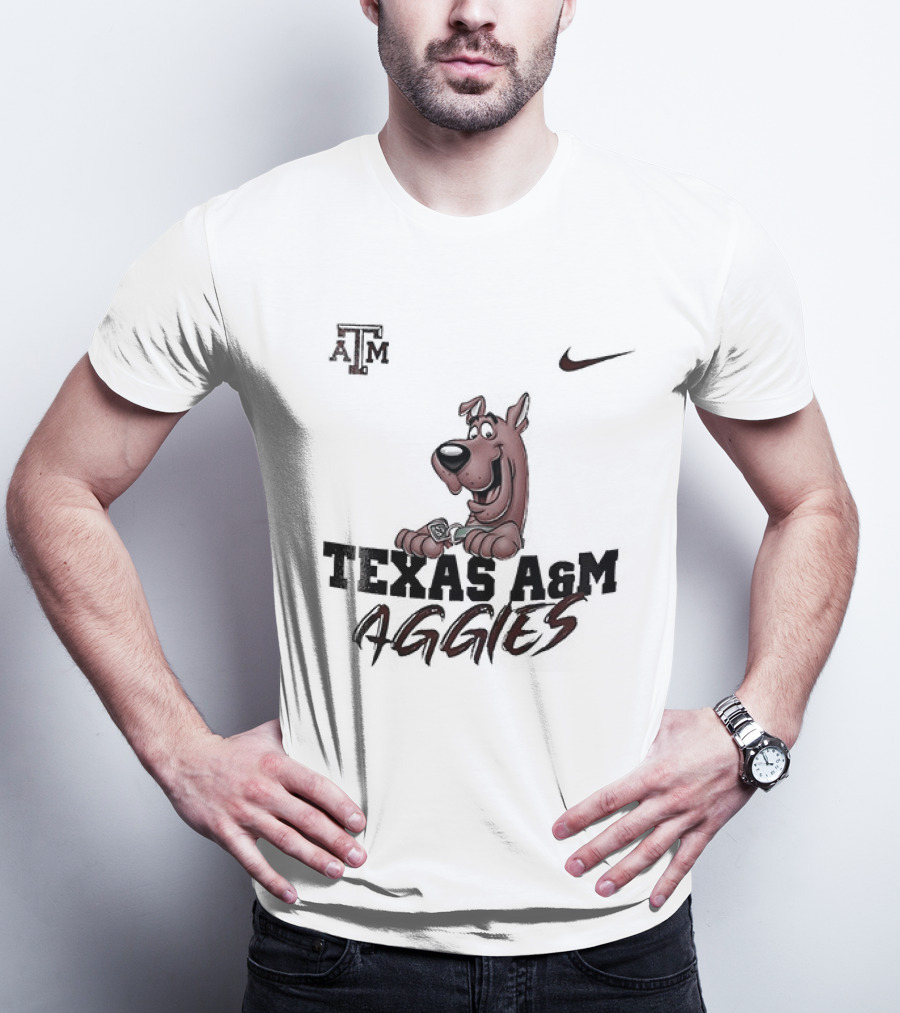 Texas A And M Aggies Scooby Doo Nike Collaboration T-Shirt