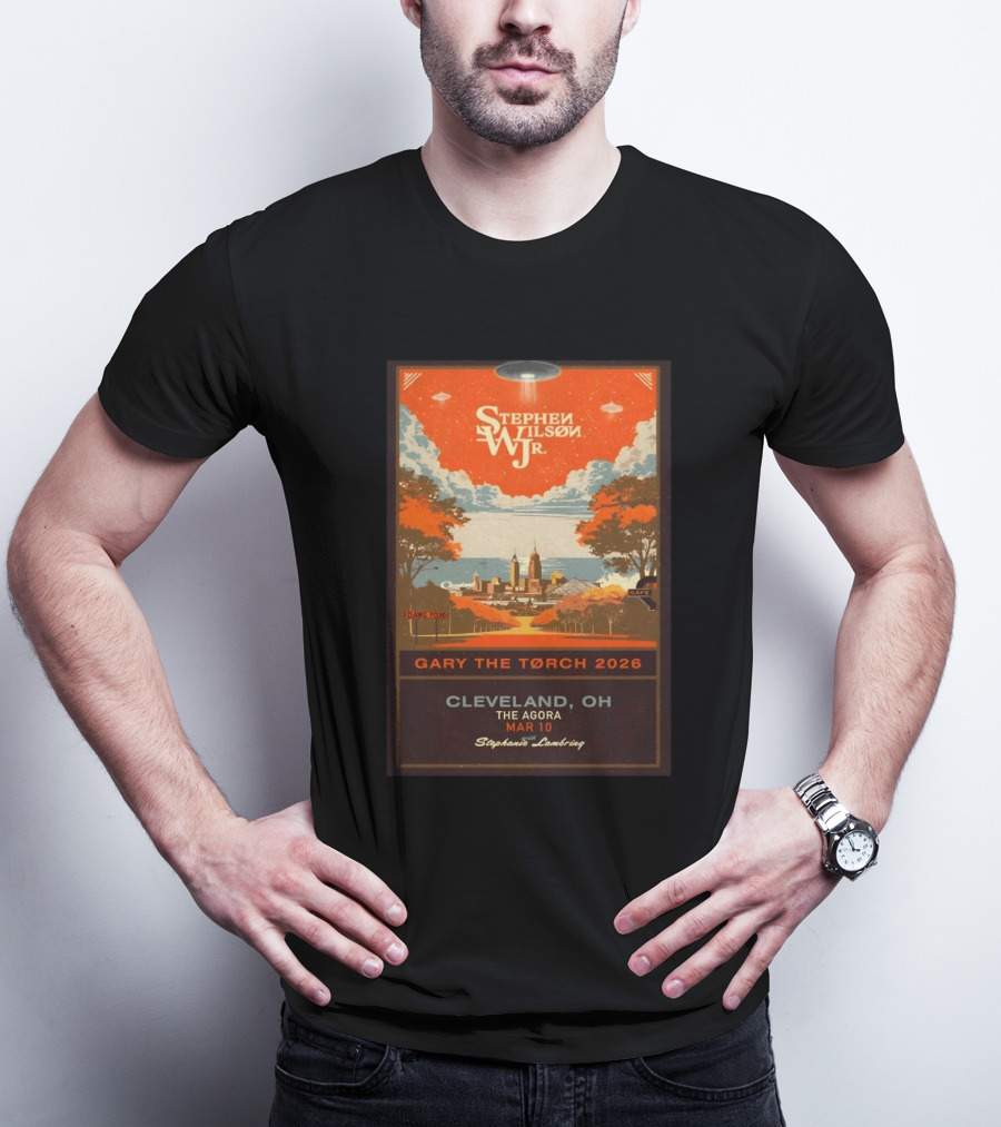 Stephen Wilson JR. Gary The Torch 2026 Agora Theatre Cleveland OH March 10 Stephanie Lambing T-Shirt
