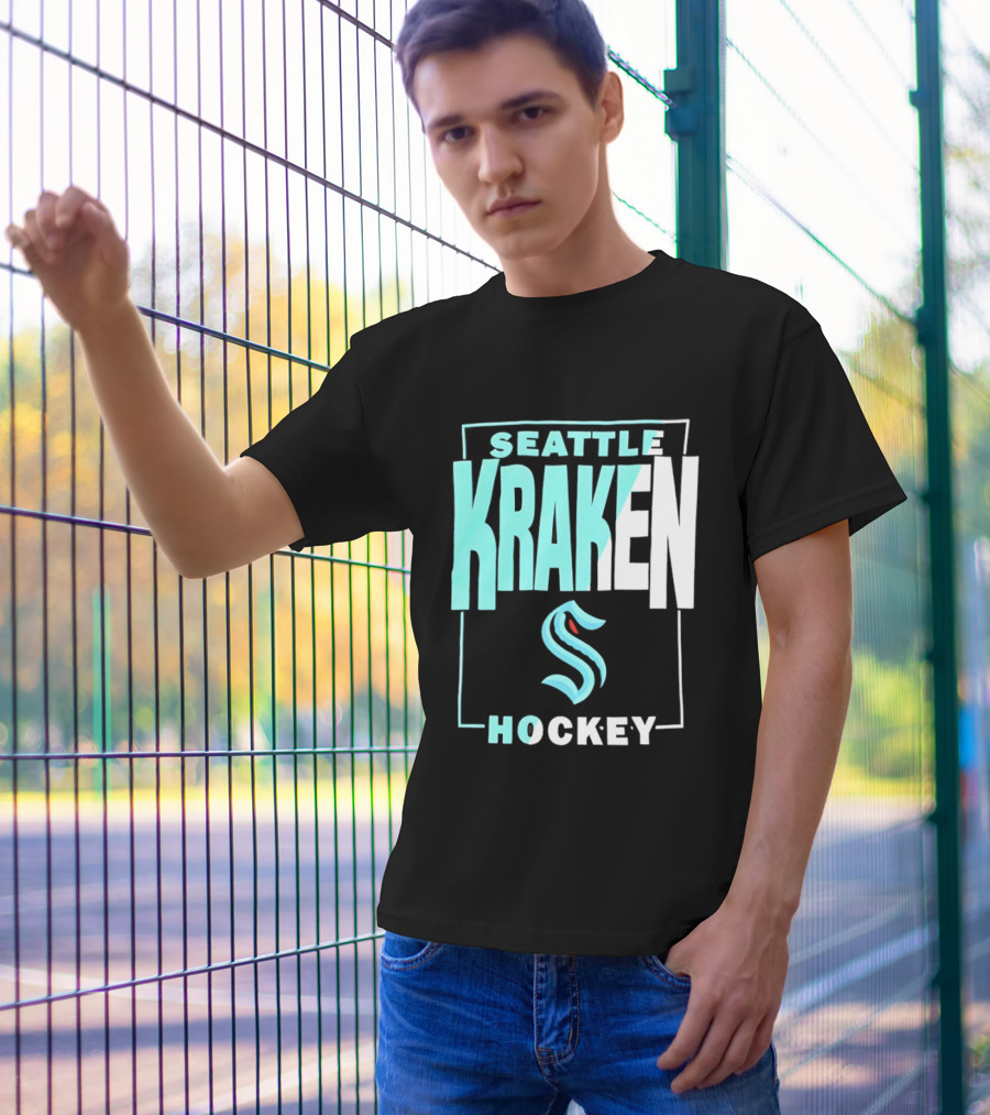 Seattle Kraken S Logo Hockey Team Spirit T-Shirt