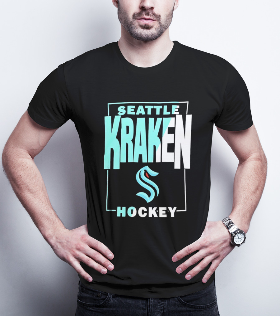 Seattle Kraken S Logo Hockey Team Spirit T-Shirt
