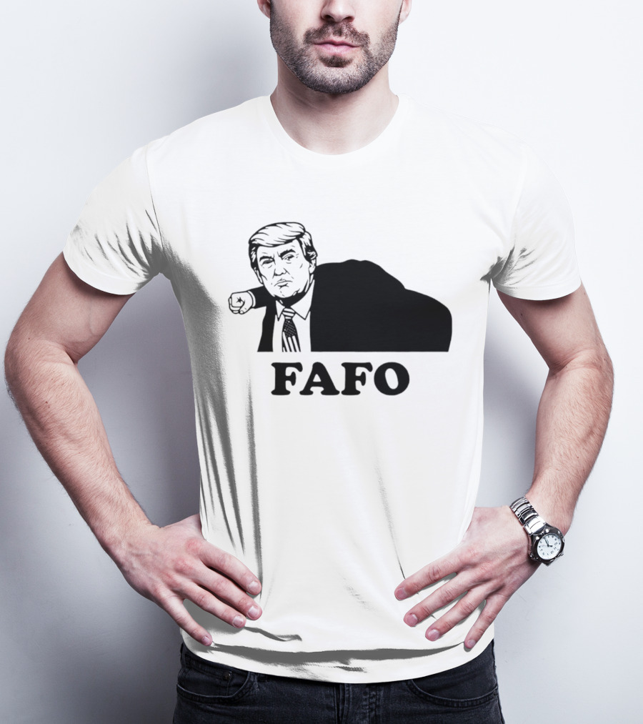 Donald Trump FAFO Punching T-Shirt