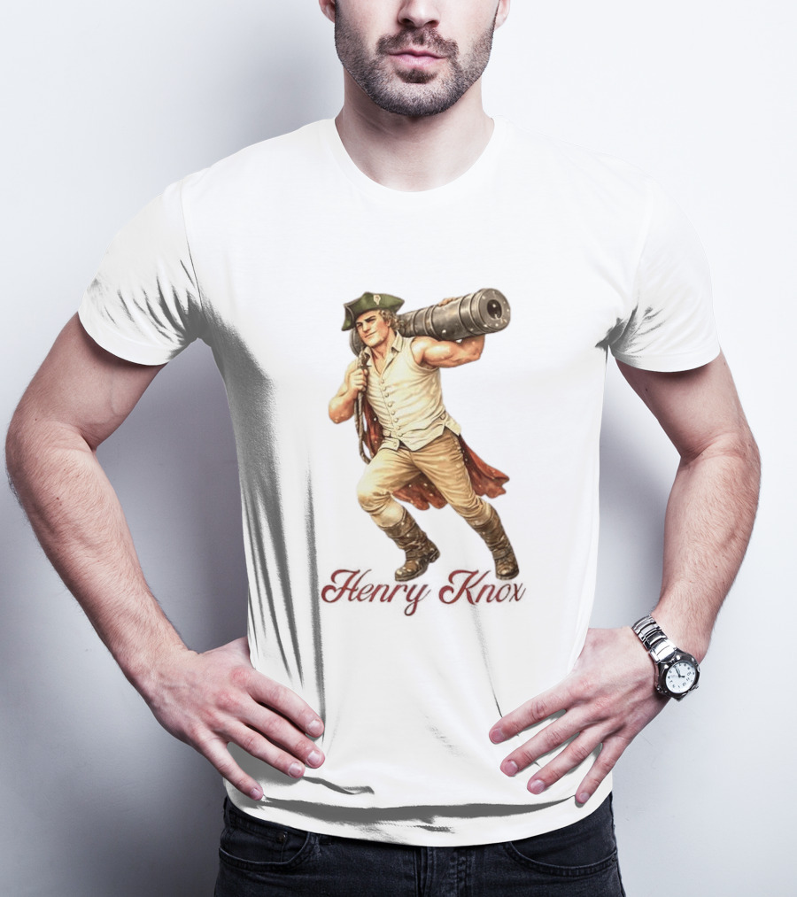 Henry Knox Revolutionary War Cannon Carrier T-Shirt