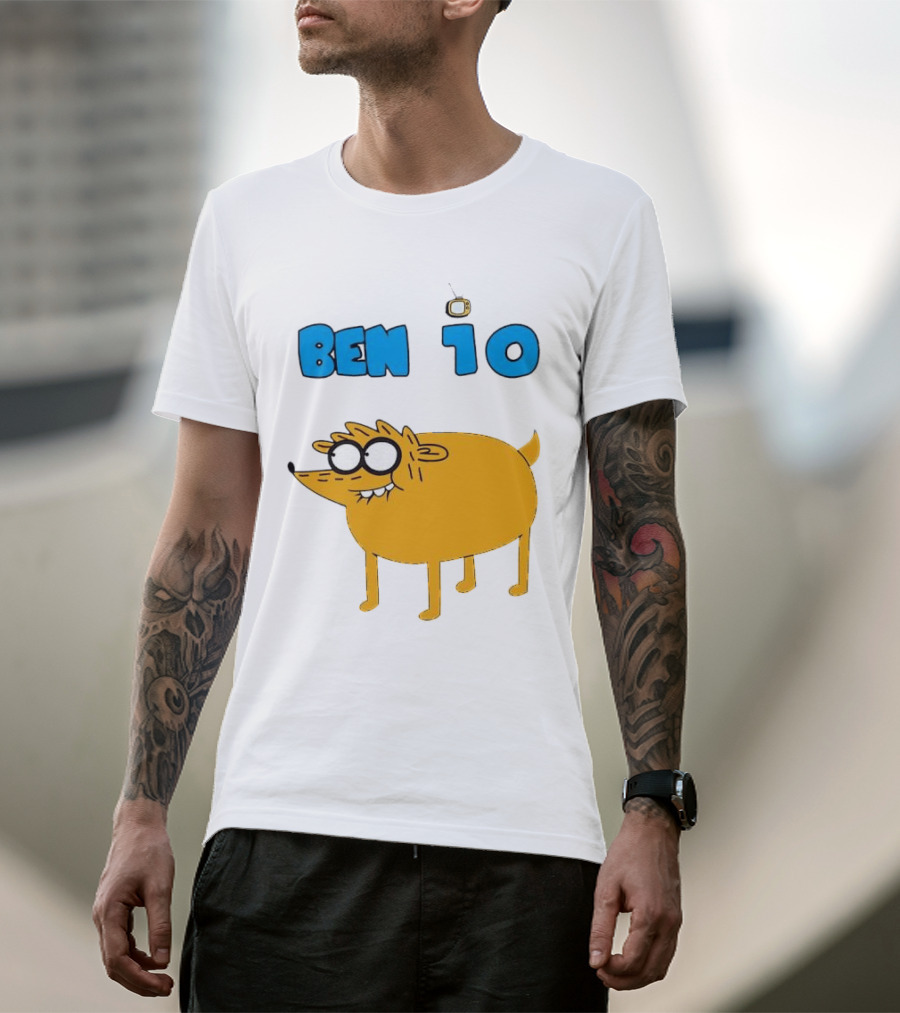 Ben 10 Jake The Dog Crossover Cartoon Network Fan T-Shirt
