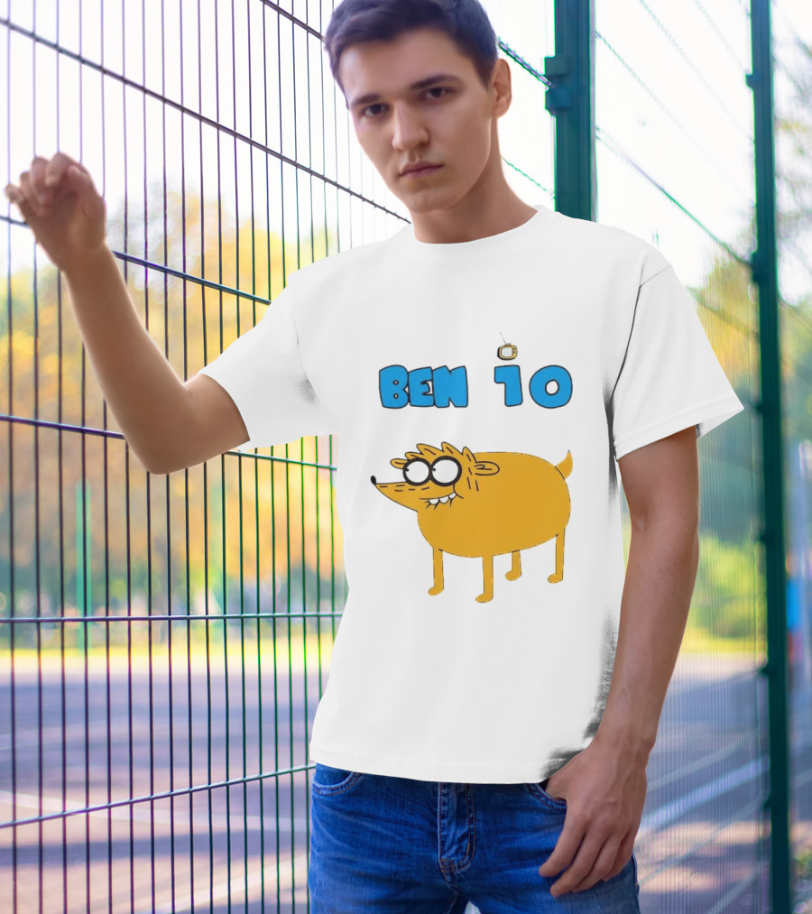 Ben 10 Jake The Dog Crossover Cartoon Network Fan T-Shirt