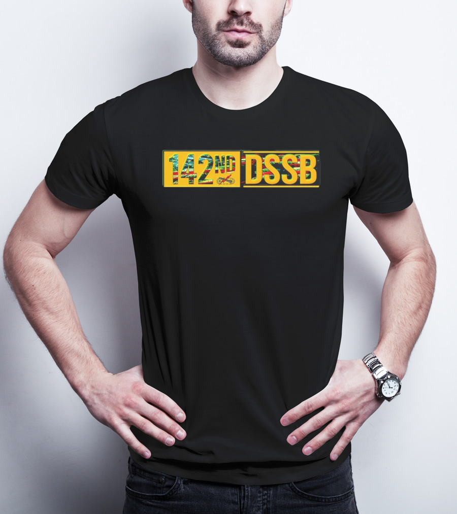 142nd DSSB Brigade Support Battalion Tank And Rifle T-Shirt