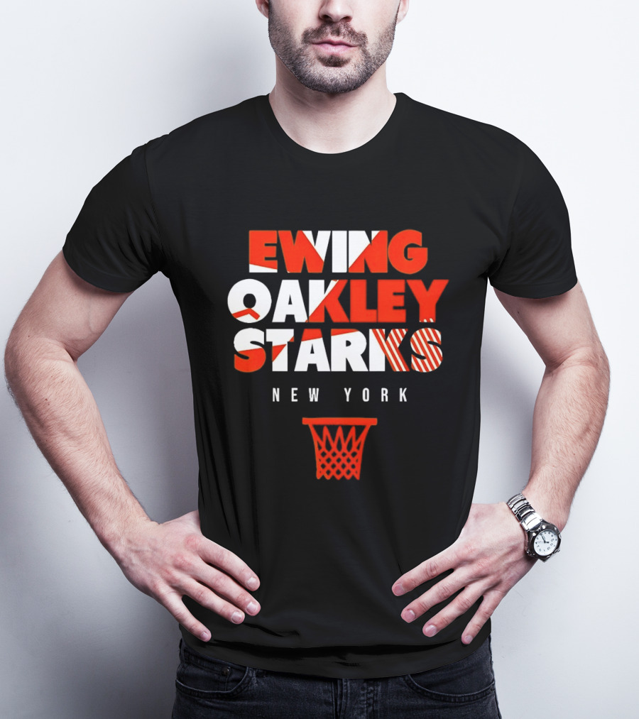 Ewing Oakley Starks New York Basketball Legacy T-Shirt