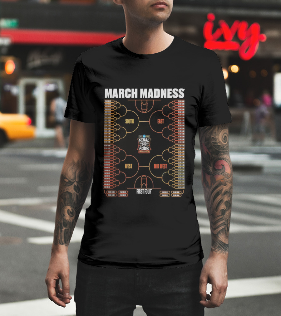 March Madness NCAA Men's Basketball Tournament 2026 Bracket Championship T-Shirt