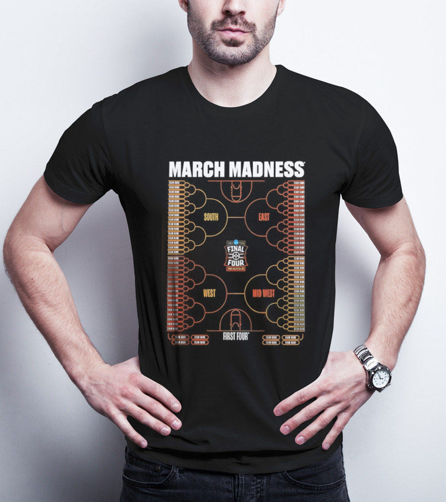 March Madness NCAA Men's Basketball Tournament 2026 Bracket Championship T-Shirt