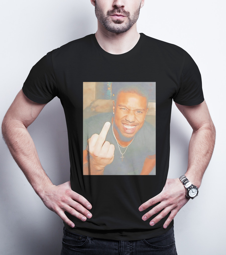 Michael B Jordan Sinners Oscar Middle Finger T-Shirt