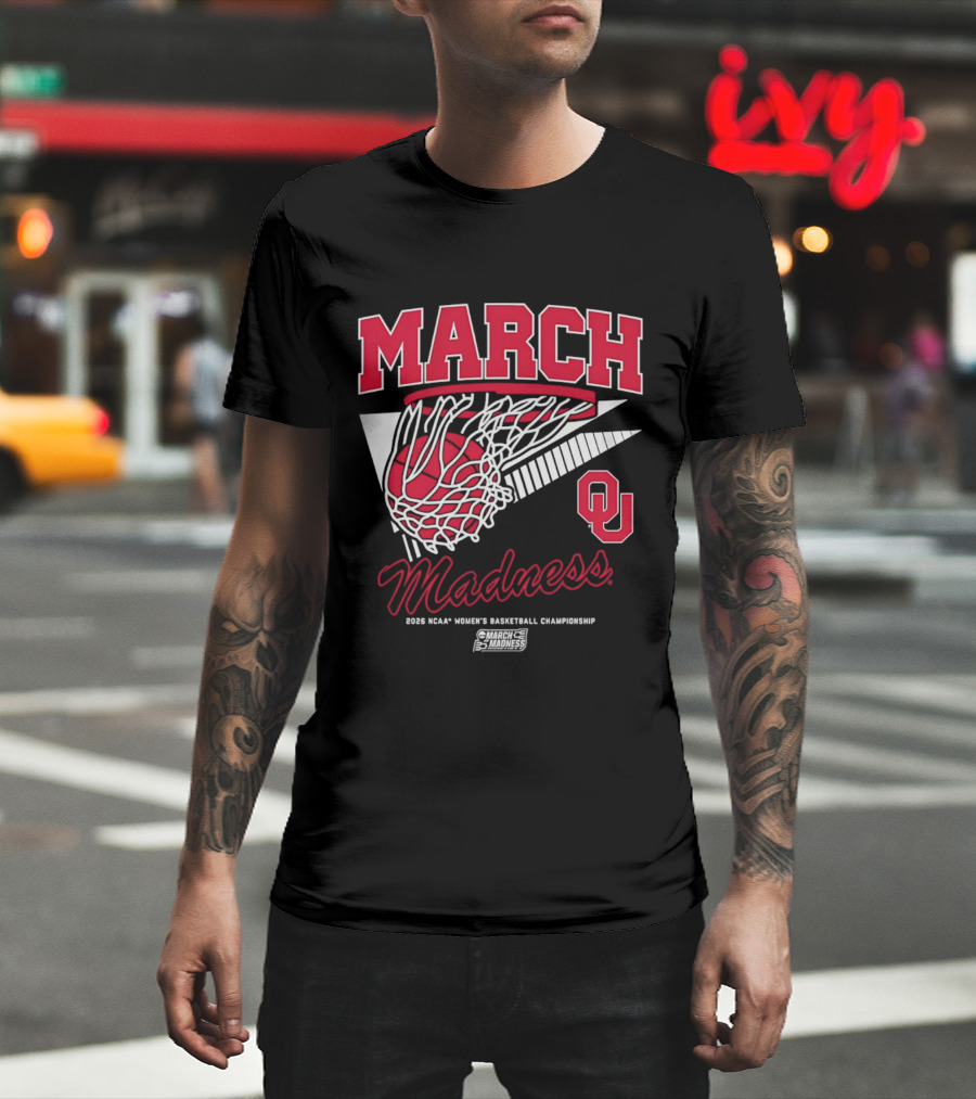 Oklahoma Sooners March Madness 2026 NCAA Women's Basketball Championship T-Shirt